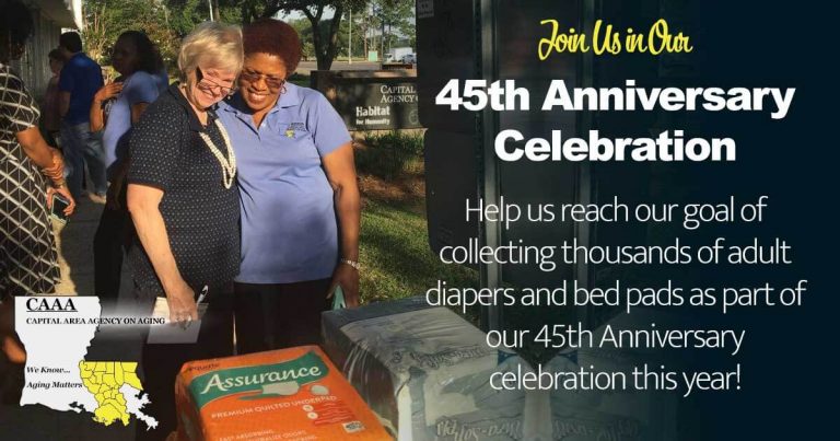 45th Anniversary Celebration | Capital Area Agency on Aging