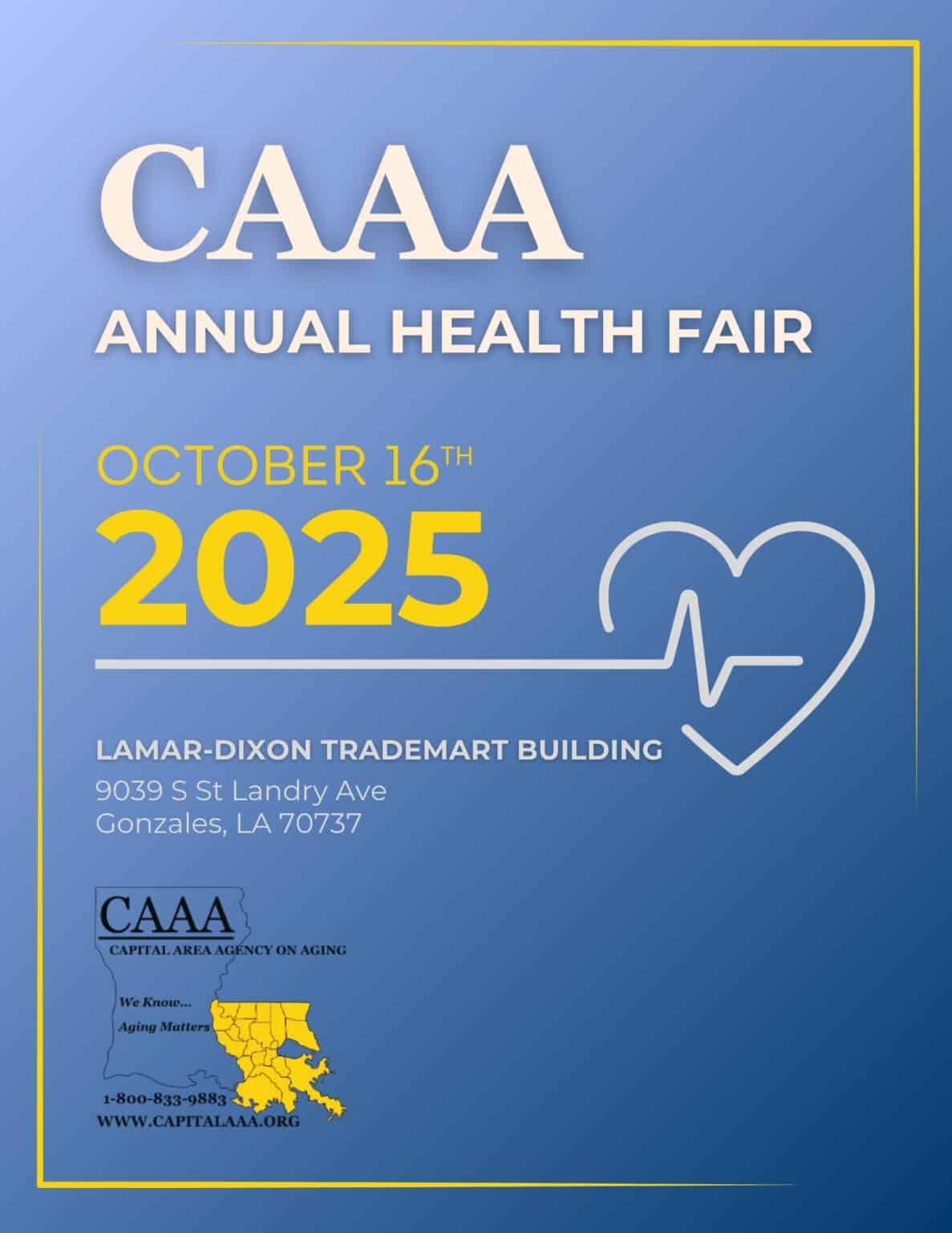 Annual Health Fair Expo - Capital Area Agency on Aging